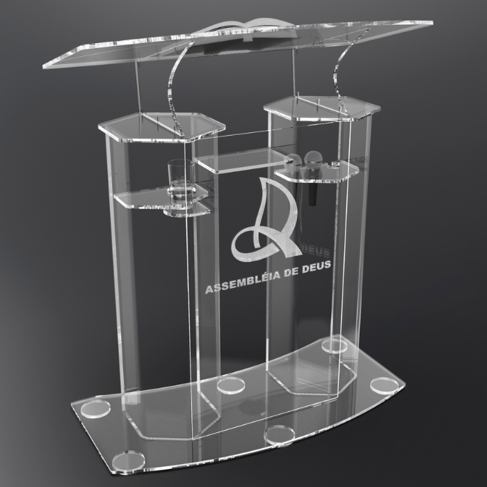 Púlpitos em Acrílico | Design Clean e Transparente